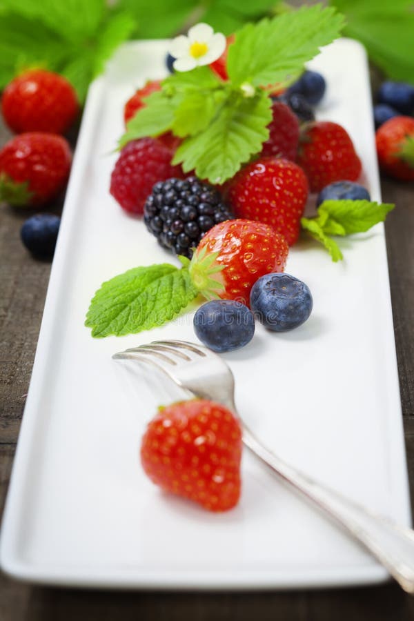 Assorted berries stock image. Image of blue, organic - 31259787