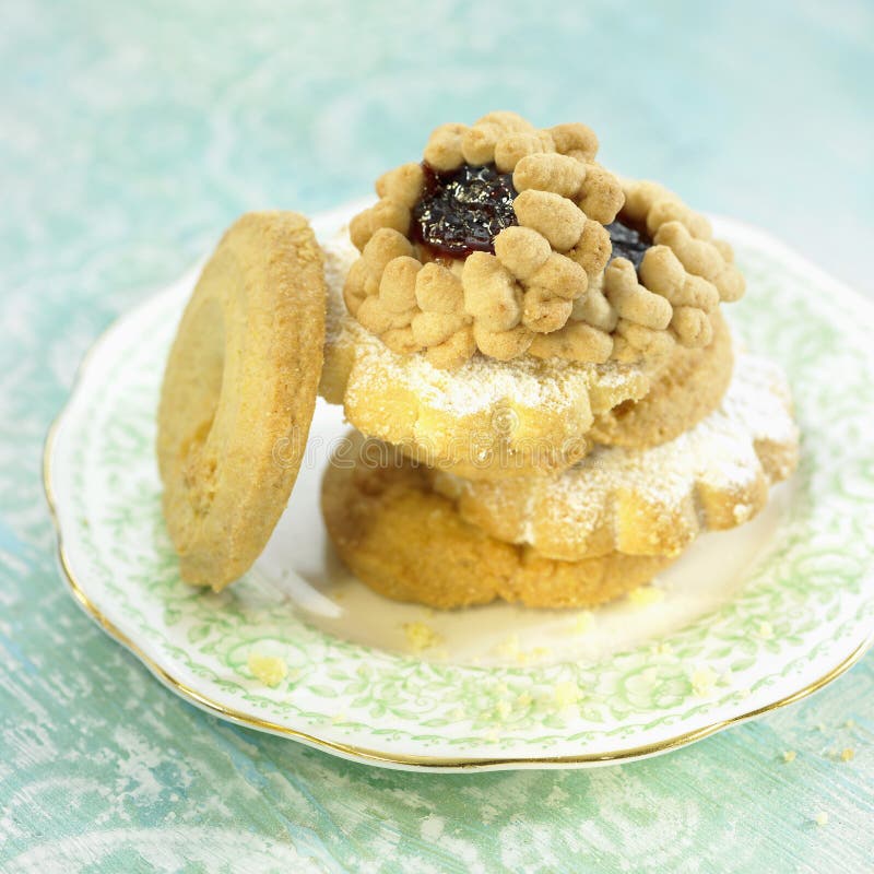 Assorted biscuits stock photo. Image of cookie, beige - 23707102