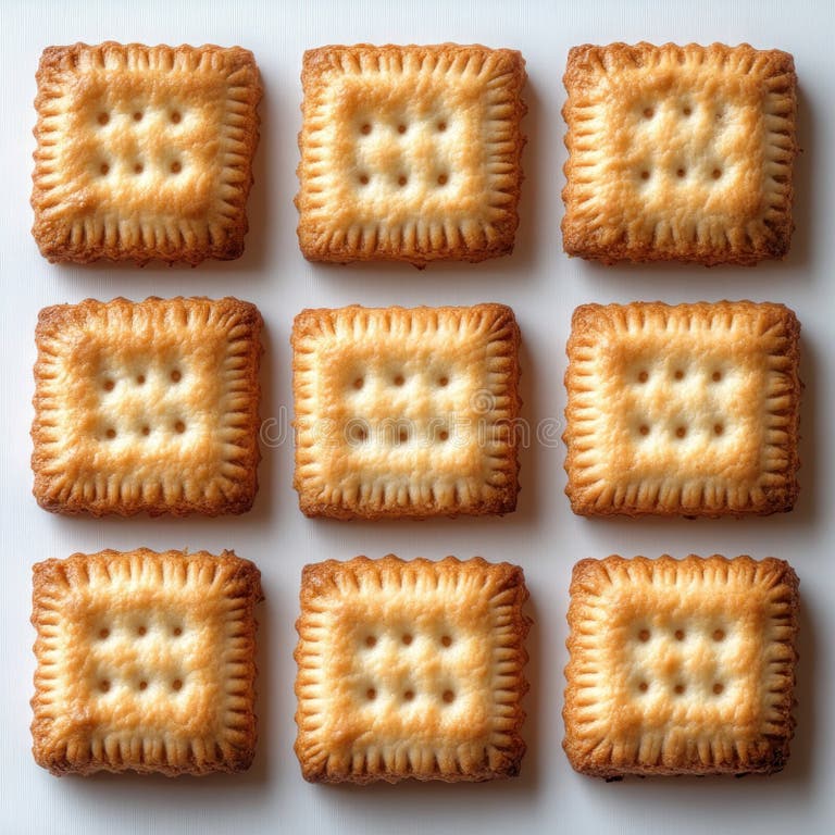 Assorted Biscuits Collection Isolated on White Background Stock Image ...