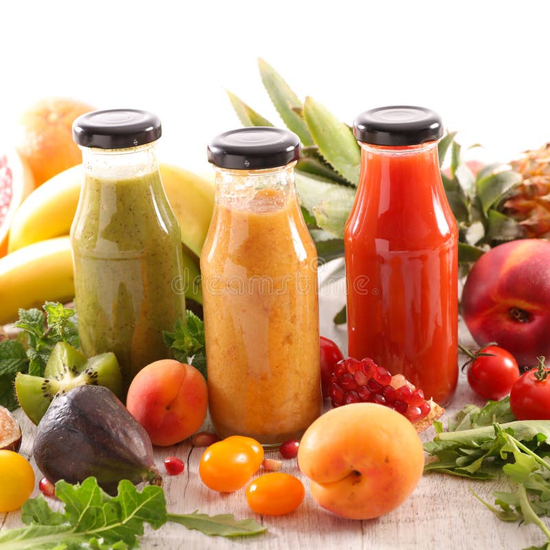 Assorted bottle of juice stock photo. Image of smoothie - 120655672