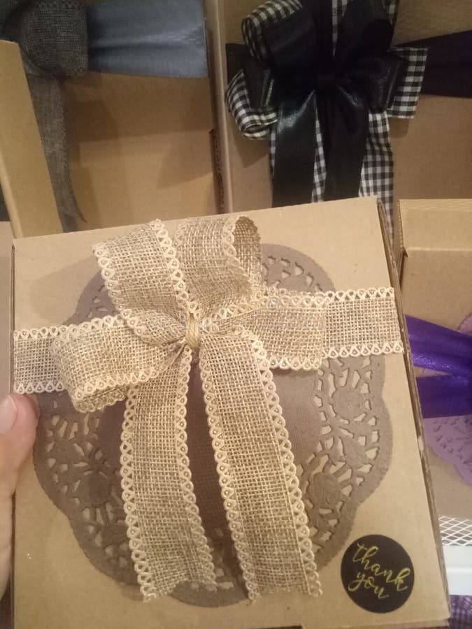 Assorted Boxes with Colorful Ribbons Stock Image - Image of party ...