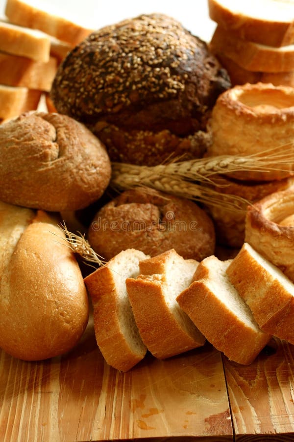 Freshly Baked Bread stock photo. Image of cereal, tasty - 8428854