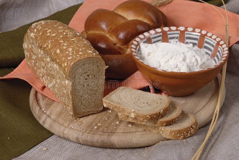 Assorted bread stock photo. Image of bake, appetizing, crusty - 698858
