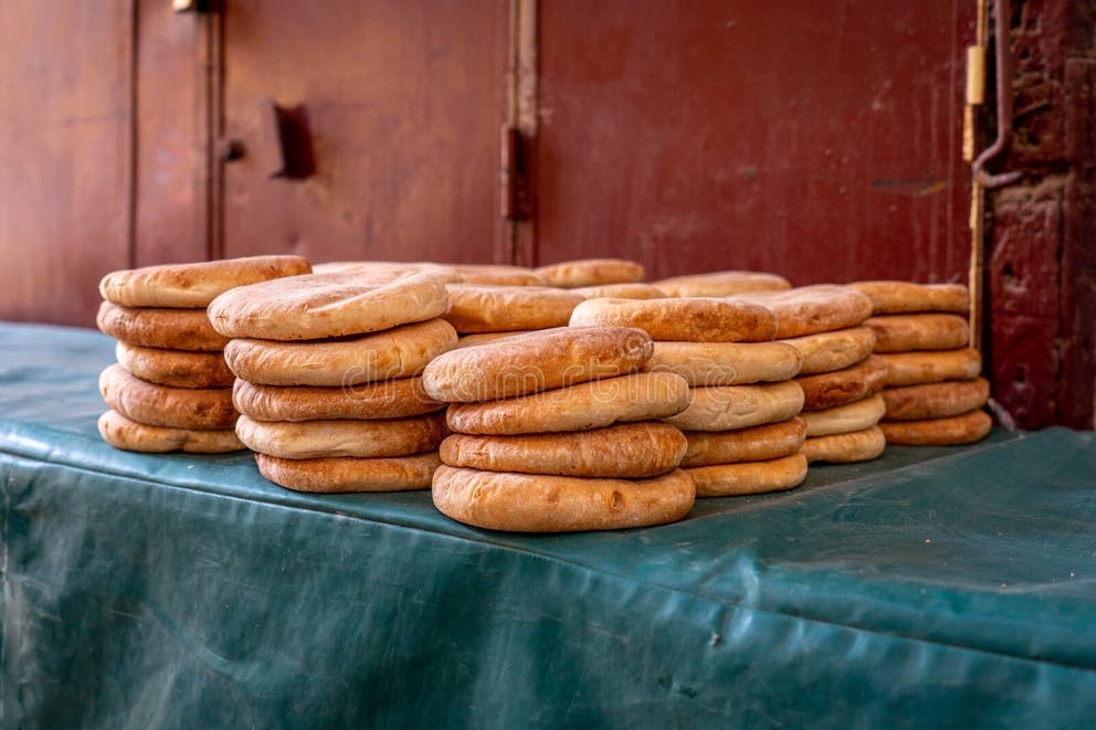 Assorted Bread Loaves Arranged Neatly on a Table Stock Photo - Image of ...