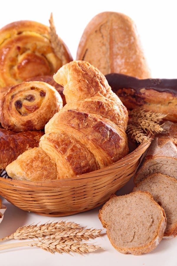 Assorted bread and pastry stock photo. Image of baked - 82811476