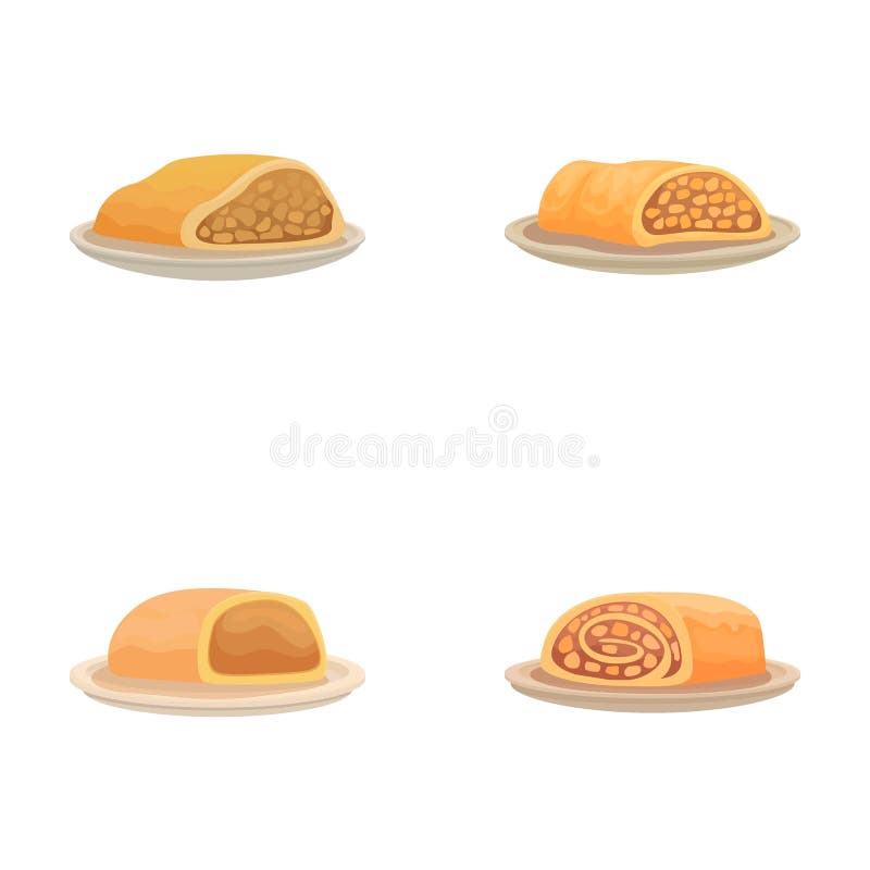 Assorted Bread Rolls Vector Illustrations Stock Vector - Illustration ...