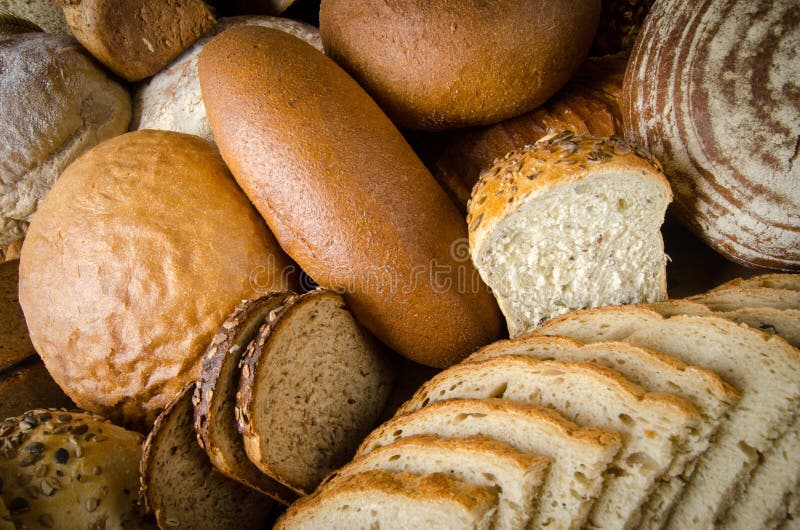 Assorted breads stock photo. Image of gourmet, homemade - 83473802