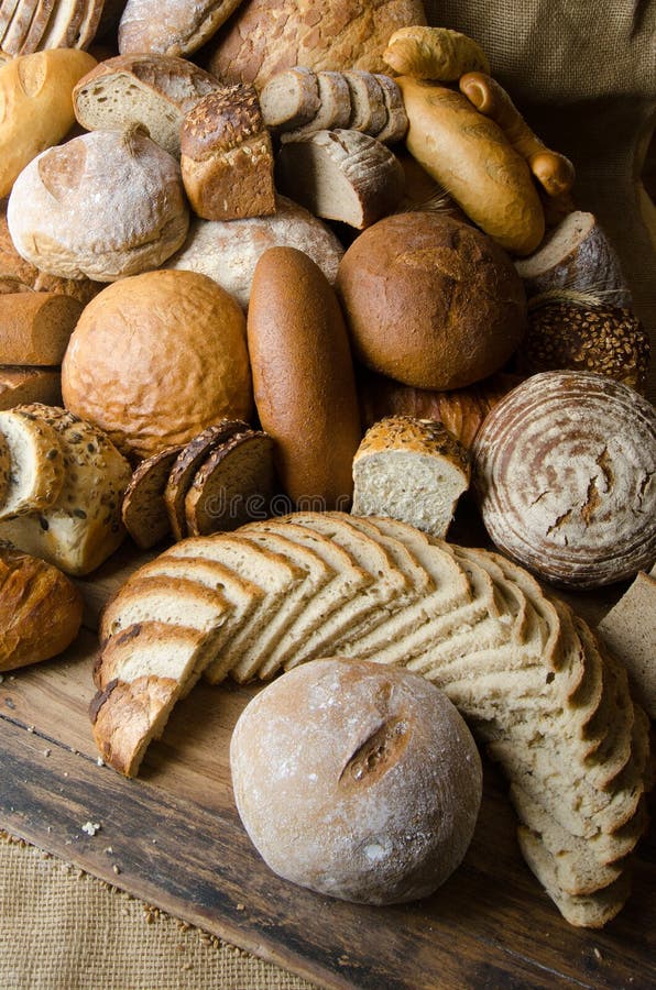Assorted breads stock image. Image of rural, healthy - 83473843