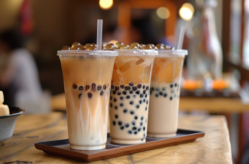 Assorted bubble milk teas stock photo. Image of milk - 316018240