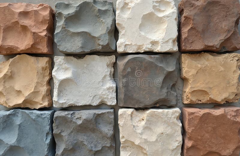 Assorted Building Materials Samples Include Various Stones, Tiles, Wood ...