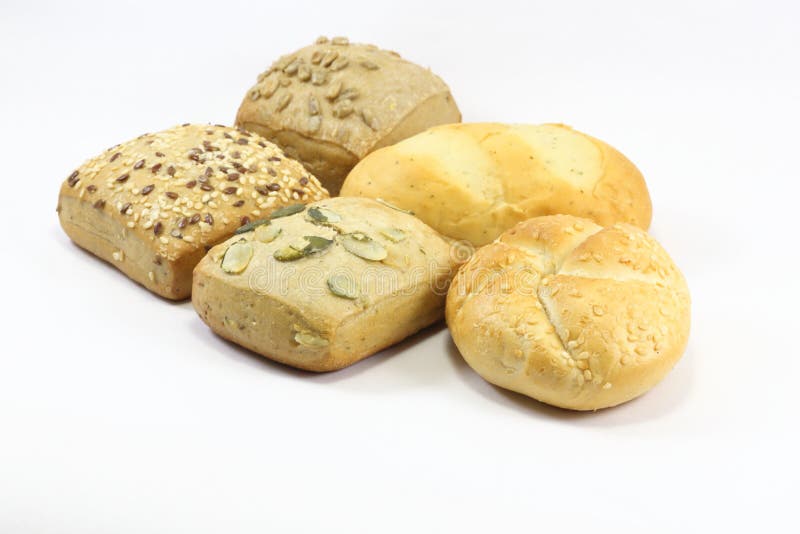 Assorted bun roll stock photo. Image of heart, grain - 58575834