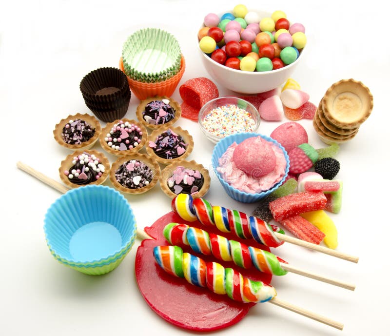 Assorted Candies and Sweets Stock Image - Image of children ...
