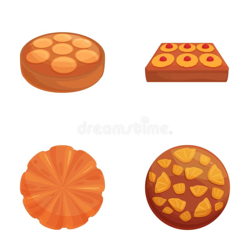 Assorted Cartoon Biscuits and Cookies Set Stock Vector - Illustration ...