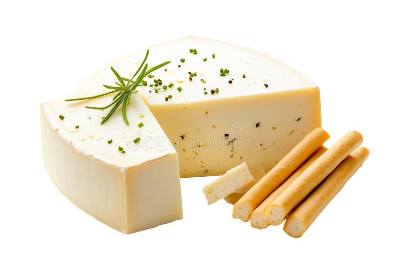 Assorted Cheese Blocks with Breadsticks Including Blue, Gouda, Swiss ...