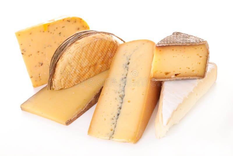 Assorted cheese stock photo. Image of food, isolated - 81011348