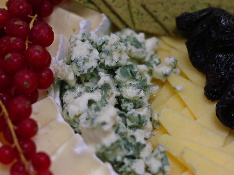Assorted cheese platter stock photo. Image of honey - 144709604