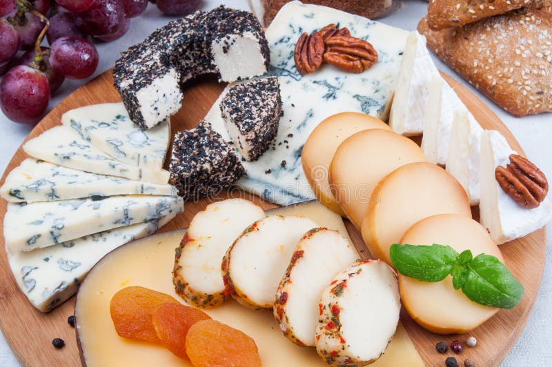 Assorted cheese stock image. Image of camembert, pepper - 69676457