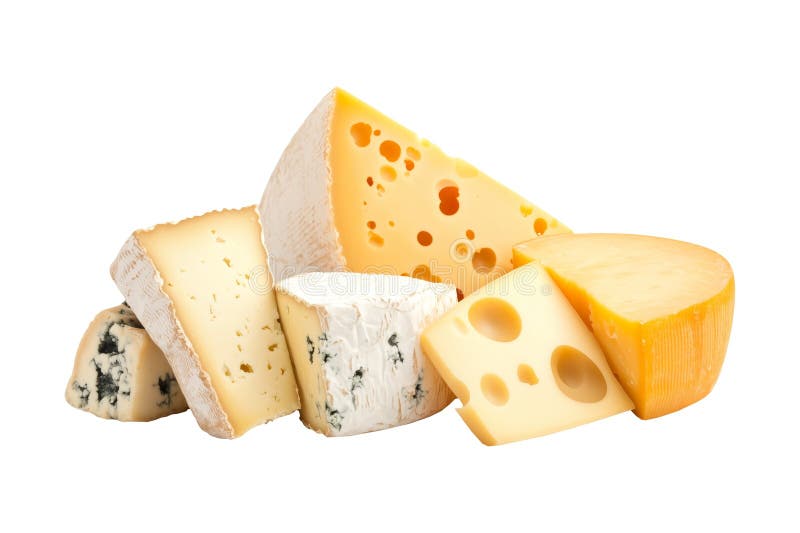 Assorted Cheese Varieties Displayed, Including Aged, Semi-soft, and ...