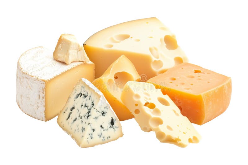 Assorted Cheese Varieties Displayed, Including Aged, Semi-soft, and ...