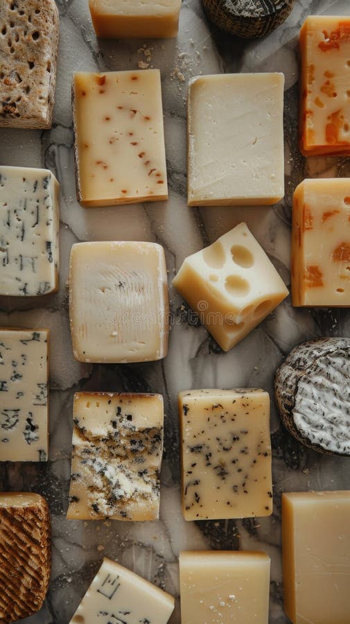 Assorted Cheeses and Crackers on Cutting Board Stock Photo - Image of ...