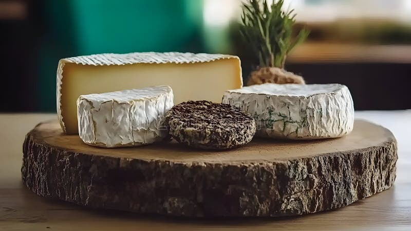 Gourmet Cheese Selection stock illustration. Illustration of farm ...