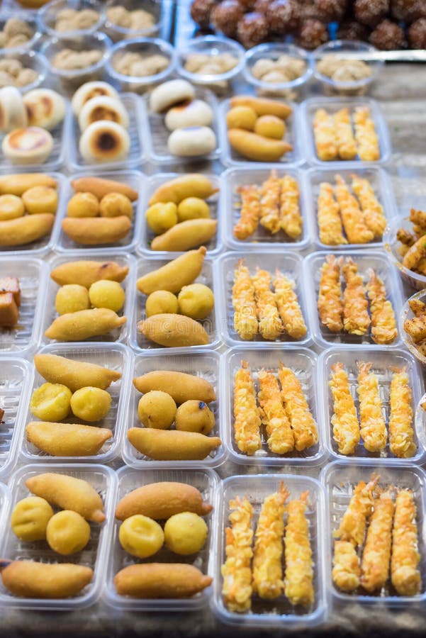 Assorted Chinese Snacks on a Table Stock Image - Image of dumpling ...