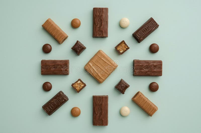 Geometric Chocolate Candies Stock Illustrations – 129 Geometric ...