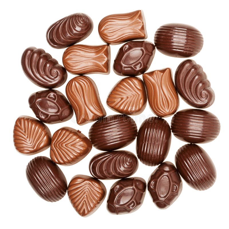Assorted chocolate candies stock photo. Image of gift - 133883498