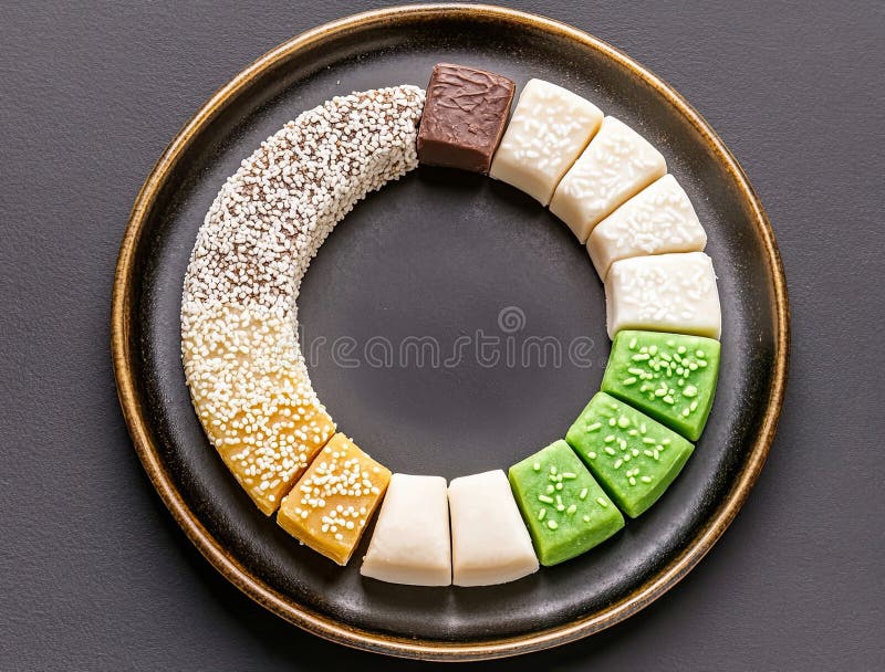 Assorted Chocolate Candy Pieces on Plate Stock Photo - Image of ...