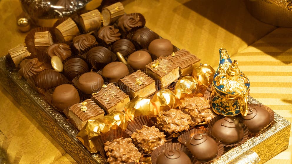 Assorted Chocolate Chocolates Stock Image - Image of bonbon, cafe ...