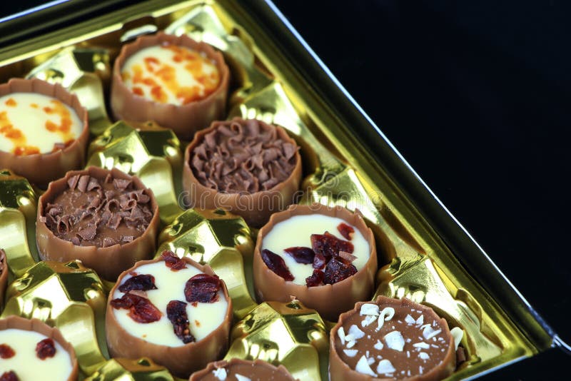 Chocolate Confectionery Isolated on White Stock Photo - Image of ...