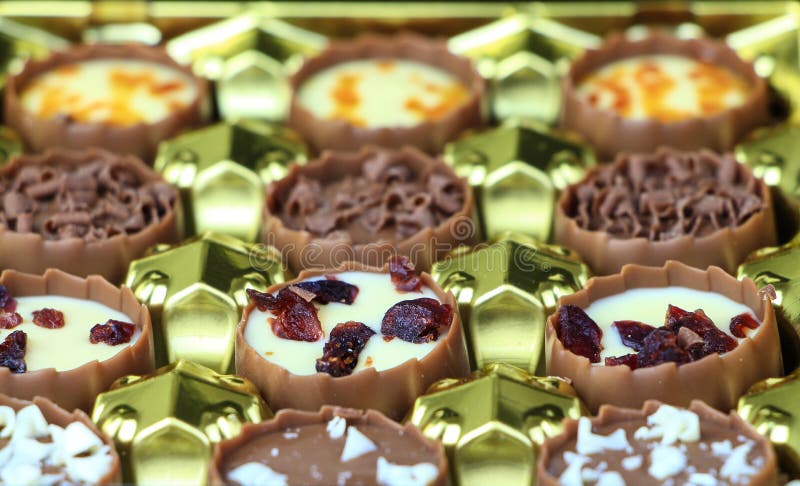 Assorted Chocolate Confectionery Stock Image - Image of celebrate ...