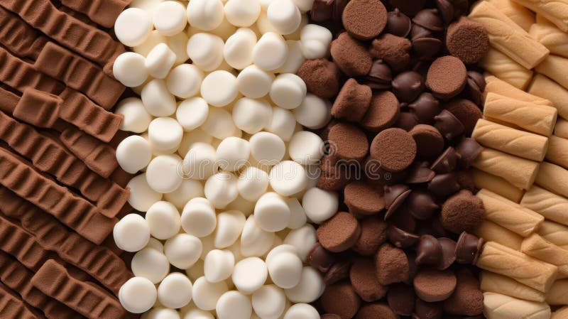 196 Assorted Chocolate Sweets Different Types Stock Photos - Free ...