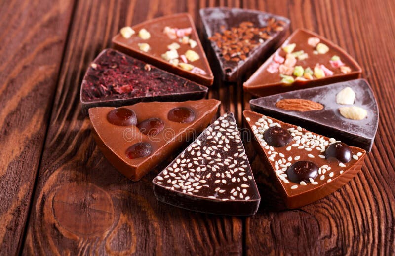 Chocolate Triangles Cookies Stock Image - Image of relax, color: 172279167