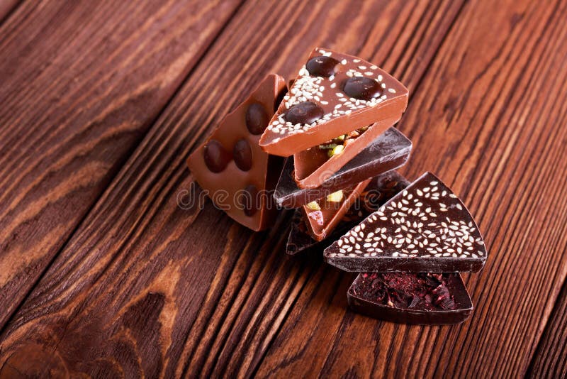 Chocolate Triangles Cookies Stock Image - Image of relax, color: 172279167
