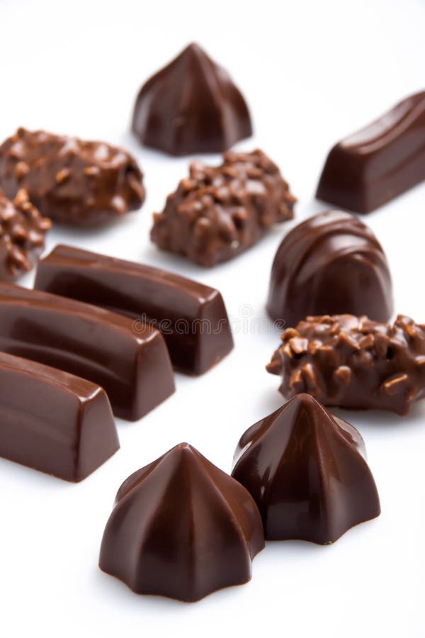 Assorted chocolates stock image. Image of sugar, selective - 20611537