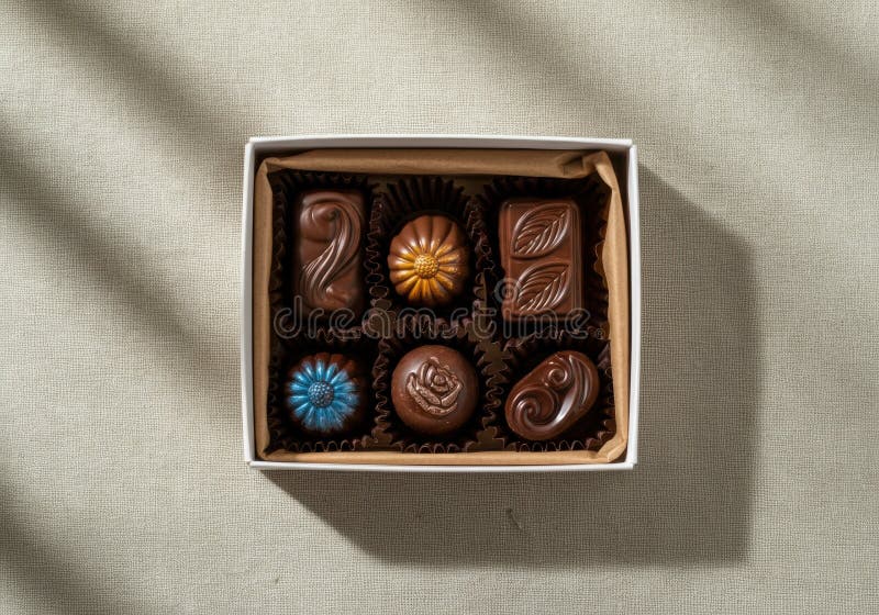 Assorted Chocolates in a Decorative Box, Perfect for Gifting and ...