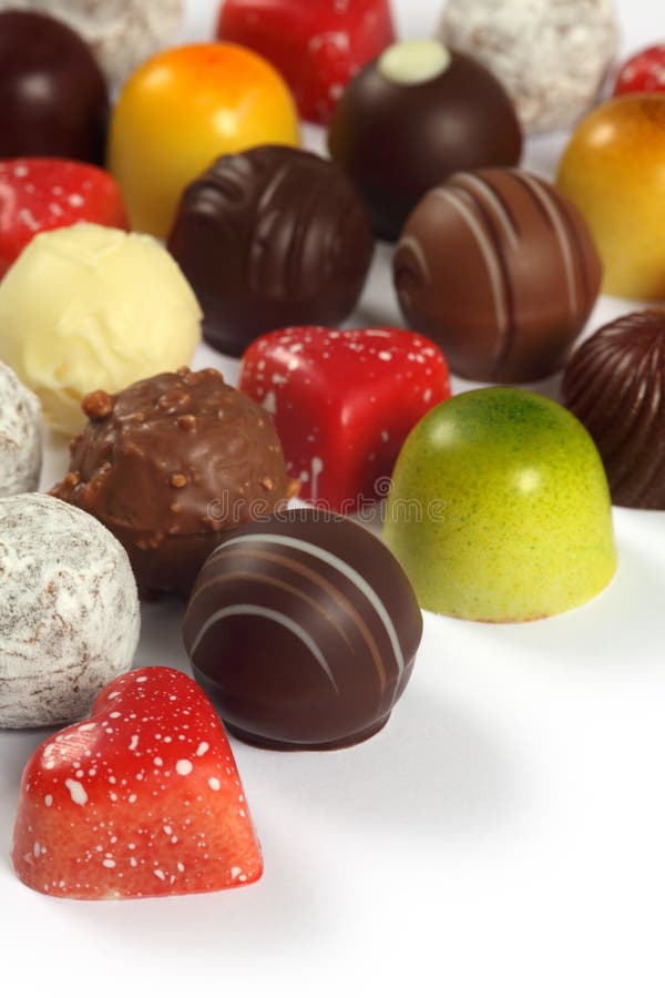 Assorted chocolates stock image. Image of sugar, selective - 20611537