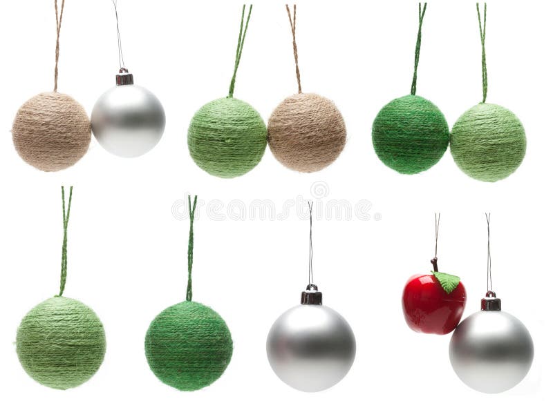 Assorted Christmas balls stock photo. Image of tree, montage - 17354464