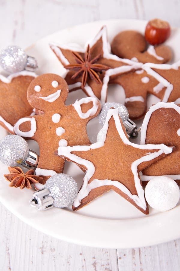 Assorted christmas cookies stock photo. Image of heart - 126102296