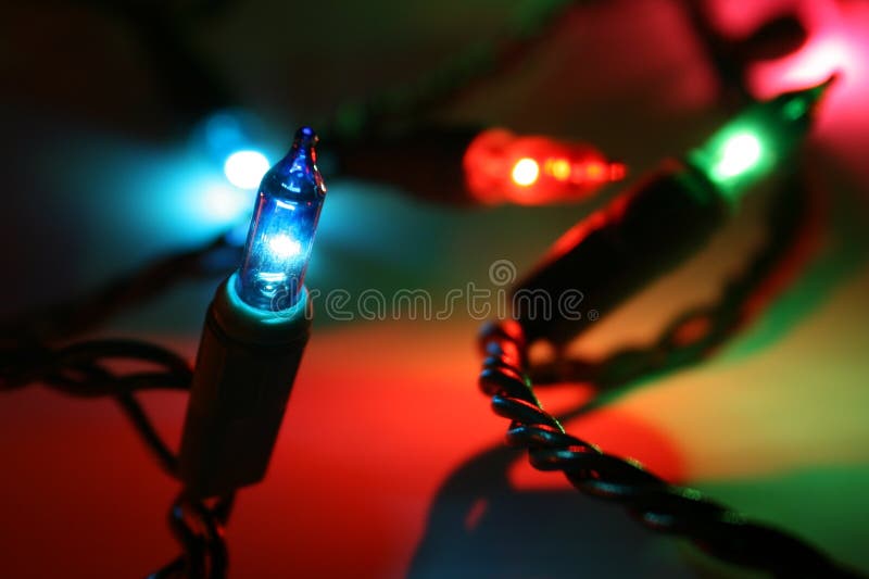 Assorted christmas lights stock image. Image of christmas - 6781613