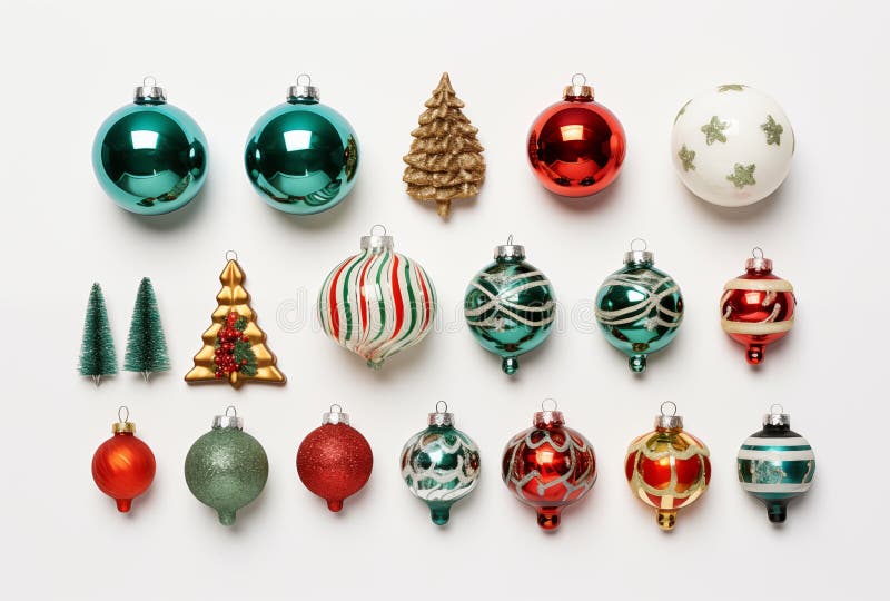 Assorted Christmas Candies in Festive Colors Stock Image - Illustration ...