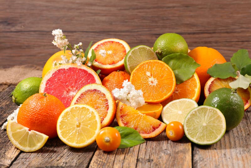 Assorted citrus fruit stock image. Image of lemon, food - 111954489