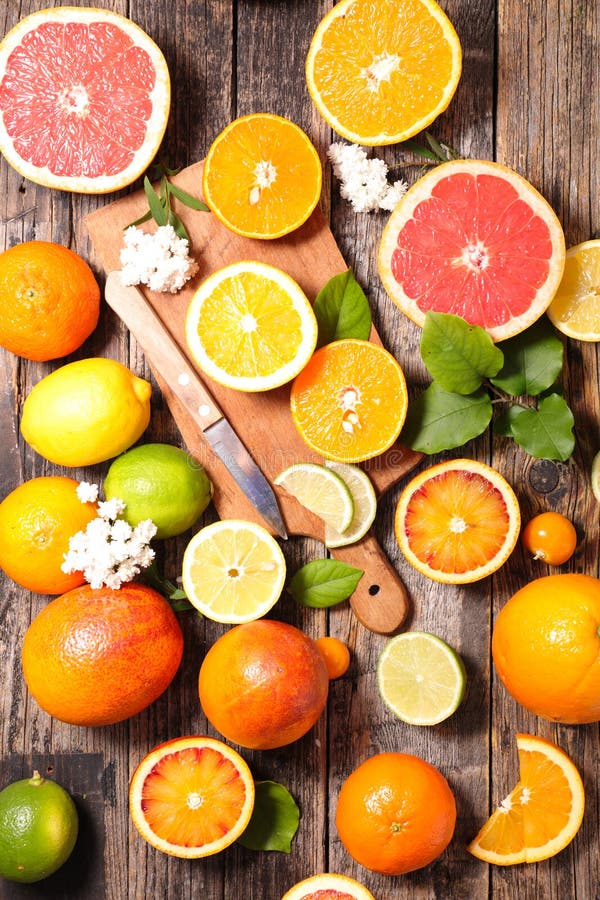 Assorted citrus fruit stock photo. Image of fresh, lemon - 133382520