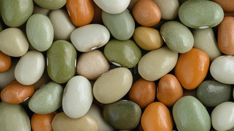 Assorted Color Beans Creating a Vibrant Texture and Food Ingredients ...