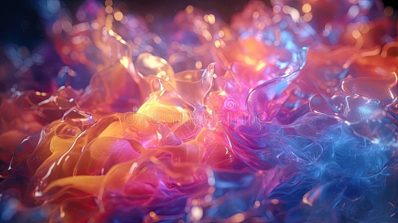 Assorted Colored Objects Close Up Stock Illustration - Illustration of ...