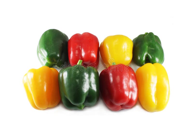 Assorted colored peppers stock photo. Image of paprika - 23704670