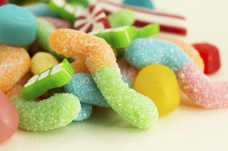Assorted Colorful Candies / Sweets. Stock Photo - Image of view ...