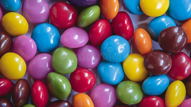 Assorted Colorful Candy Coated Chocolates Close Up Stock Photos - Free ...