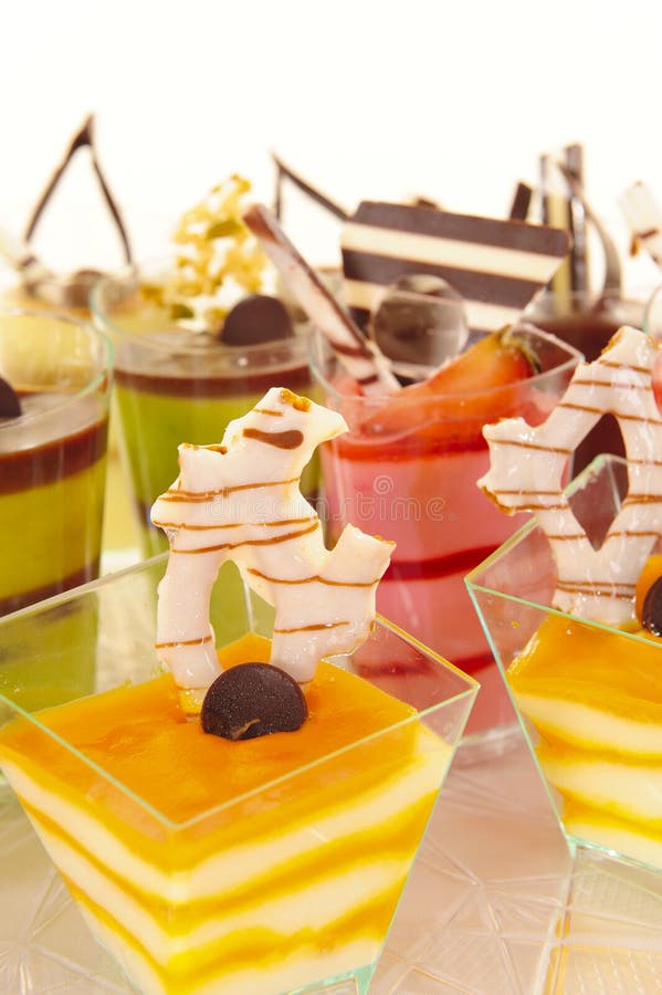 Assorted colorful desserts stock image. Image of glaze - 6545891